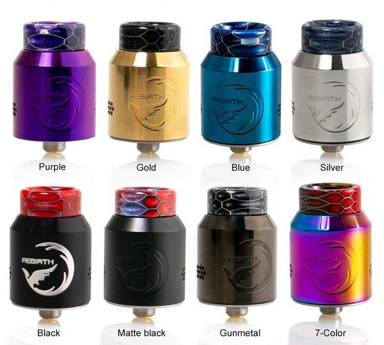 ATOMIZADOR REBIRTH RDA - HELLVAPE - Universo Vapor